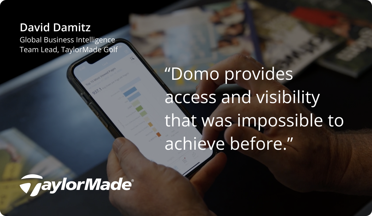 TaylorMade Golf Customer Story | Domo
