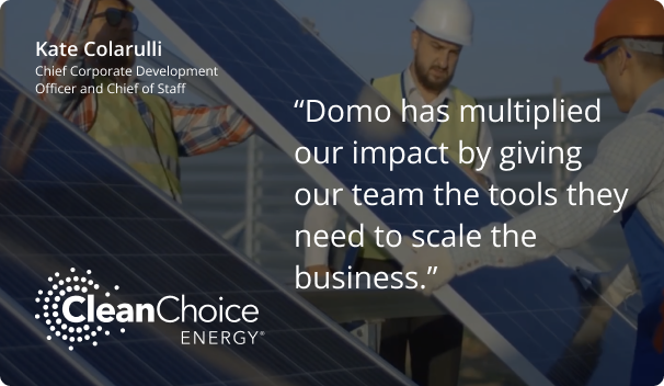 CleanChoice Energy Customer Story | Domo