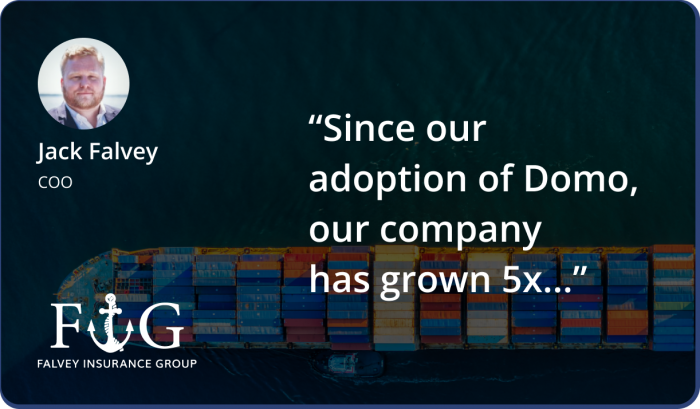 Falvey Insurance Group Customer Story | Domo