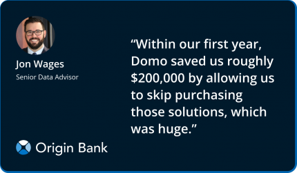 Origin Bank Customer Story | Domo