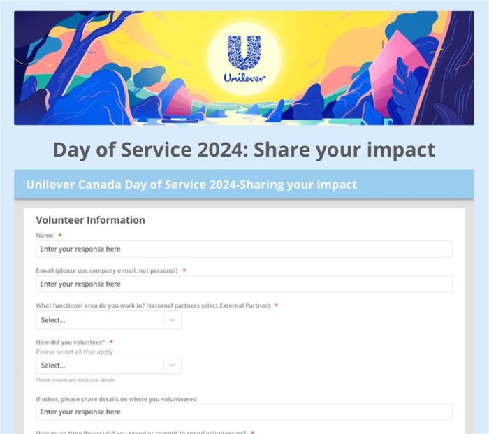 Capturing the Impact of Unilever Canada’s Day of Service
