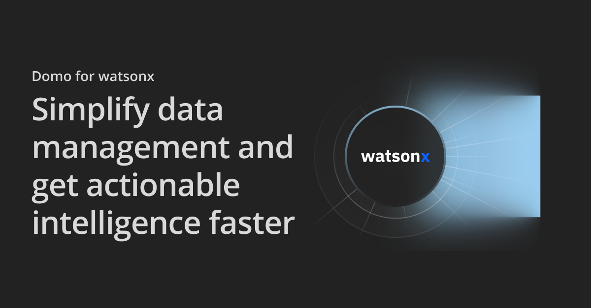 Domo for watsonx | Domo